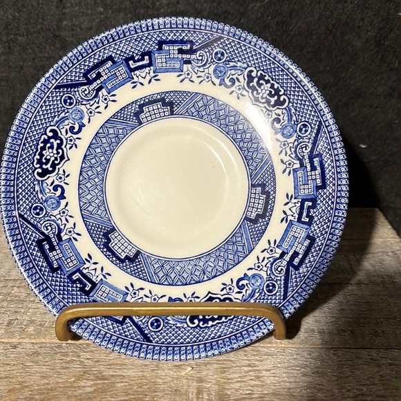 Dining | Vintage Churchill Blue Willow Saucer Made In England | Poshmark